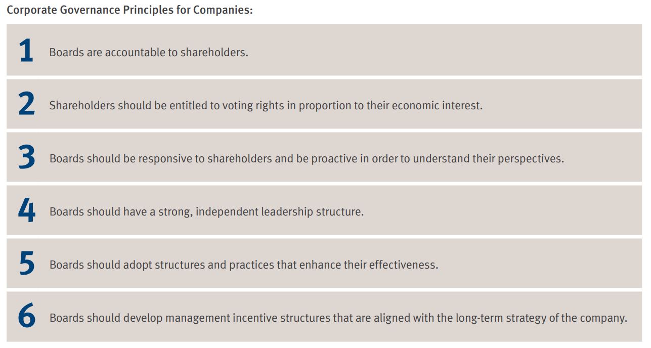 Investors launch Framework for U.S. Stewardship and Governance